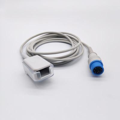 China 12PIN Biolight SpO2 Adapter Cable Female 9-Pin D-Sub Connector 15-027-0005 for sale