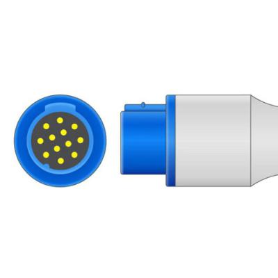 China 12PIN Biolight SpO2 Adapter Cable Female 9-Pin D-Sub Connector 15-027-0005 for sale