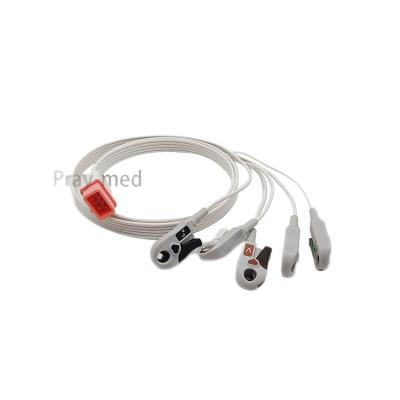 China Covidien Kendall Disposable 5 Lead Clip ECG Leadwire / Cable 33105 / 33135 / 33135T for sale