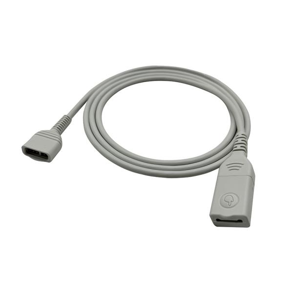 ビス・ヴィスタ 双方向 10Pin EEG モニター アダプターケーブル 4電極 グレー色