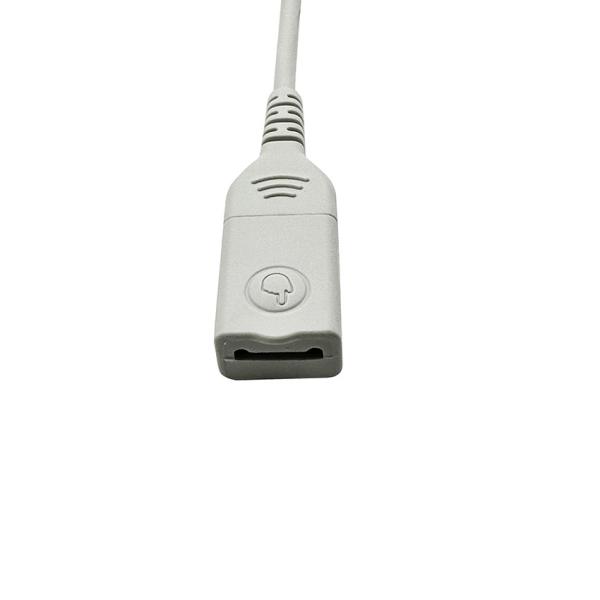 ビス・ヴィスタ 双方向 10Pin EEG モニター アダプターケーブル 4電極 グレー色