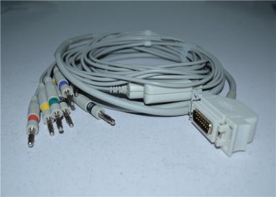 Cina Cavo di elettrocardiogramma 10 cavo di Hellige/di Siemens con la banana 4,0 3.6m AHA/IEC in vendita