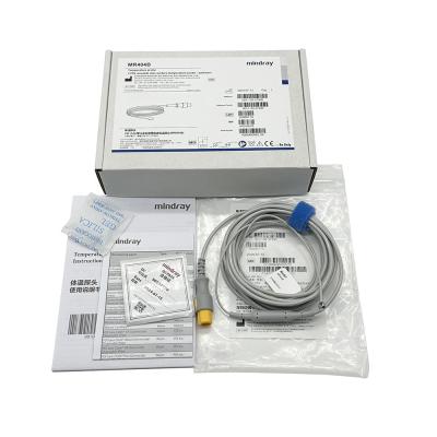 Cina Mindray Pediatrica Neonatale Riutilizzabile Sonde di Temperatura della Pelle MR404B 3m/10ft Cavo Grigio in vendita