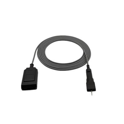 China Reusable High Conductivity Negative Plate Connection Cable 3 Meter Length for Electrosurgical Equipment for sale
