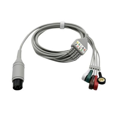 China Goldway UT4000a ECG Medical Cables AHA / IEC Type Durable TPU Material for sale