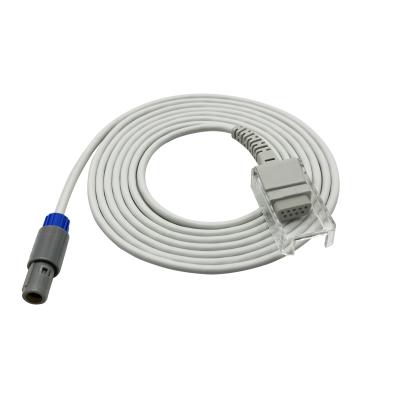 China High Durability Spo2 Sensor Cable , Pulse Oximeter Cable 6 Pin Connector 0010 - 30 - 42625 for sale