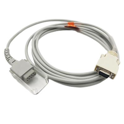 China SCP - 10 Spo2 Adapter Cable For Datascope 14 Pins 8 Foot Length for sale