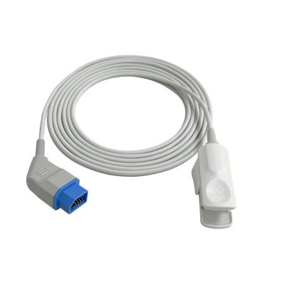 China Nihon Kohden 14 Pin Pulse Ox Sensor Reusable Type Korea Chips 4.0mm Diameter for sale