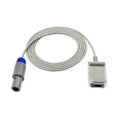China Compatilbe goldway UT4000a spo2 adapter cable / extension cable with 5pin one notch CE And ISO approved for sale