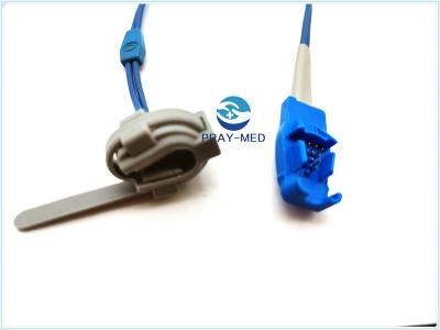China 8 Pin Finger Clip Spo2 Sensor TPU Material Comaptible Datex Ohmeda OXY-W-UN for sale