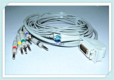 Cina Cavo di elettrocardiogramma 10 cavo di Hellige/di Siemens con la banana 4,0 3.6m AHA/IEC in vendita