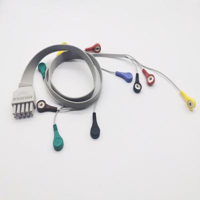 China CONTEC Holter ECG cable TLC5000 2.8m 10 lead For TLC5000 Dyniaic for sale
