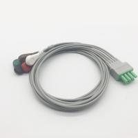 China AHA ECG Patient Cable 5 Lead Compatible For Mindray Telemetry Snap for sale