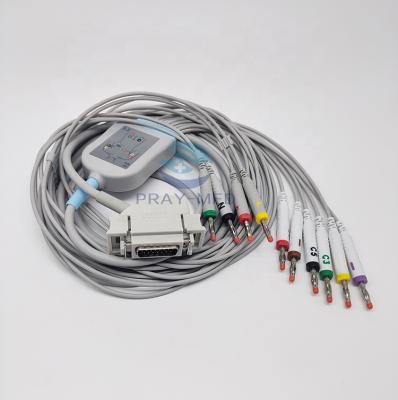 Cina Cavo di elettrocardiogramma 10 cavo di Hellige/di Siemens con la banana 4,0 3.6m AHA/IEC in vendita