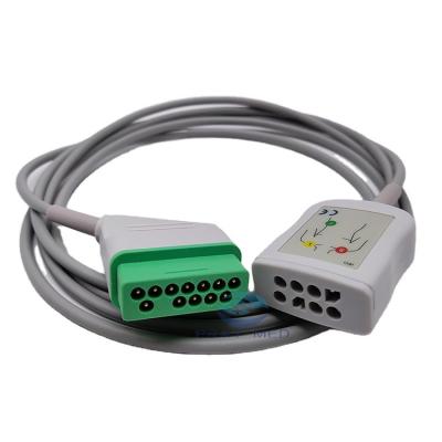 Cina Cavo del tronco di Pin 2.4m JC 906P ECG di Nihon Kohden 12 per pediatrico adulto in vendita