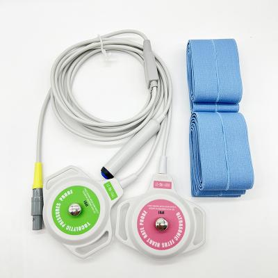 China 3 In 1 Biocare IC60 Toco Ultrasound Transducer 3m Cable 6pins Connector for sale