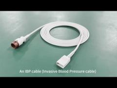 Mindray T5 침략적인 혈압 케이블, 필립스 IBP 케이블 4mm 직경