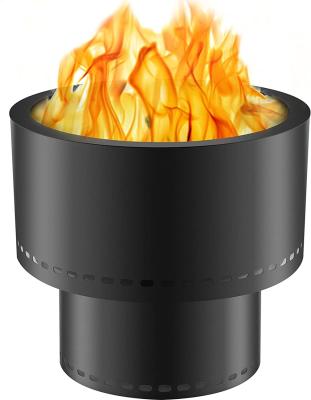 China Fogão de aço inoxidável preto de Genie Portable Wood Pellet Camping da chama sem fumo à venda