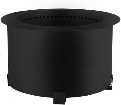 China Aço carbono preto sem fumo portátil de Pit For Picnic Camping Backyard do fogo de 21,5 polegadas à venda