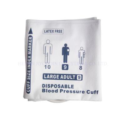 China Disposable NIBP Cuff for Large Adult Single Tube Blood Pressure Cuff, 35.5-46cm for sale