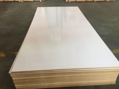 China 2018 Hot Sell High Gloss White Melamine MDF Board ,factory direct order for sale