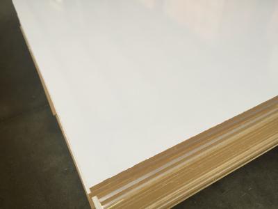 China 2018 Hot Sell High Gloss White Melamine MDF Board direct order to factory.for U.A.E,SAUDI ARABIA,AFRICA for sale