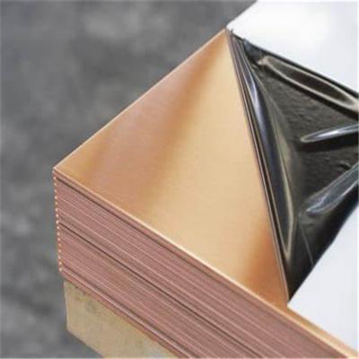 Cina Strato del rame di spessore C2680 di Jis H3100 0.1mm~200mm usato per decorativo in vendita