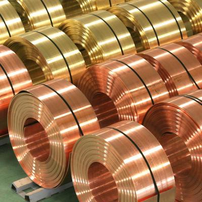 Cina stagnola di rame lucidata pura della bobina 99,99% di 0.1mm per elettronica in vendita