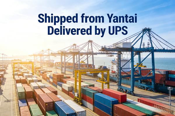 Quality Shipped From Yantai Delivered By UPS Fast Customs Clearance Coverage Across USA for sale