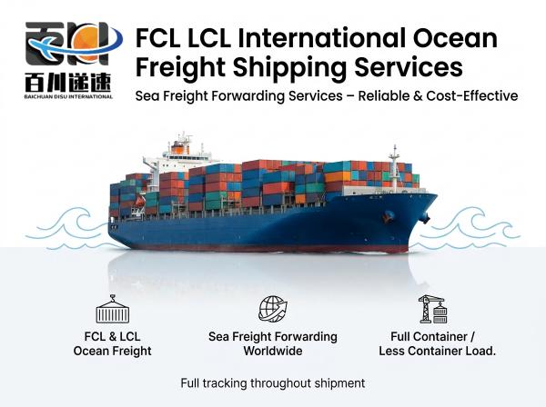 Quality FCL LCL International Ocean Freight Shipping Services , Sea Freight Forwarding Services for sale