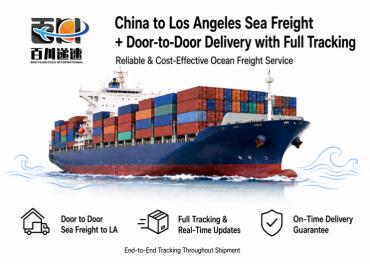 Quality China To Los Angeles Sea Freight + Door-to-Door Delivery With Full Tracking  for sale
