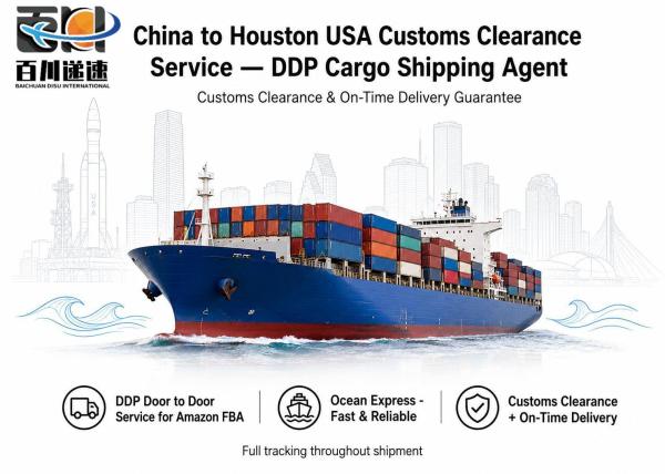 Quality China To Houston USA Customs Clearance Service DDP Cargo Shipping Agent for sale