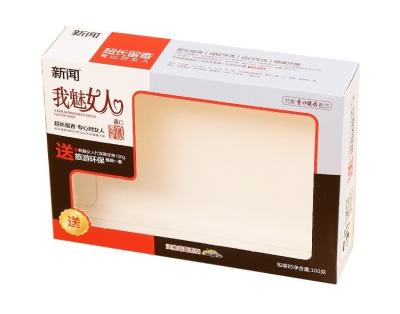 China A caixa de janela do dentífrico/utensílios de mesa que empacota Matt PP revestiu o revestimento à venda