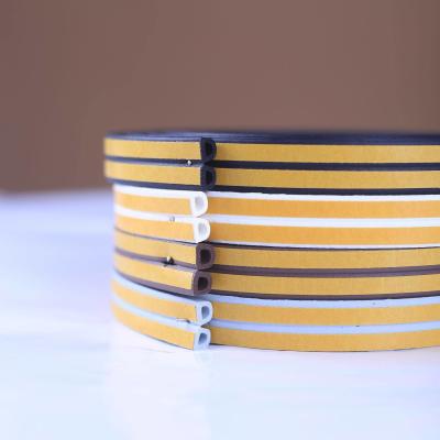 China 100%PP Weather Strip Self-adhesive Bulb Gasket for Truck Rv House Window Soundproofing Mesh Dust Sealing for sale
