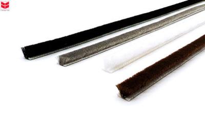China Sliding Door Window Seal Brush Strip Wool Pile Adhesive Weather Strip for sale
