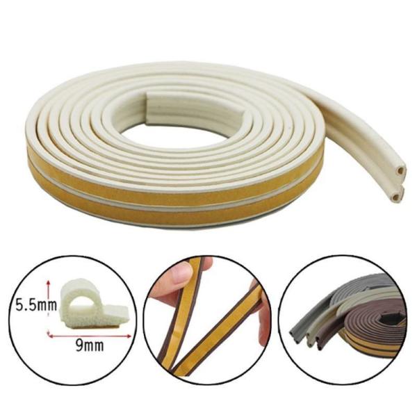 Quality Door And Window With EPDM Soft Foam Rubber Seal Strips GRAY BROWN WHITE for sale
