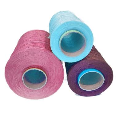 Cina 6-7GD Forza Pp Monofilament Multifilament 2mm 3ply Dty Bcf Filati di polipropilene per borse da maglia in vendita