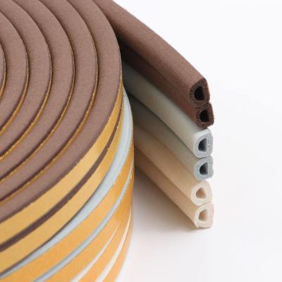 China Door- en vensterrubberband BRONN WIT voor weerbescherming Te koop