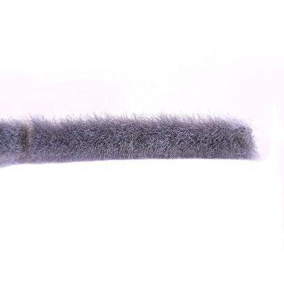 China Soft Wool Knitting Fluffy Wool Door Seam Window Seam Sealing Strip in BLACK/GRAY/BROWN/WHITHE/OTHER Colors for sale