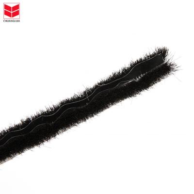 Cina PP Fin Aluminium Finestre e porte Dieta Strip Sello spazzola per appartamento Pile altezza 3-25mm / larghezza 3-50mm in vendita