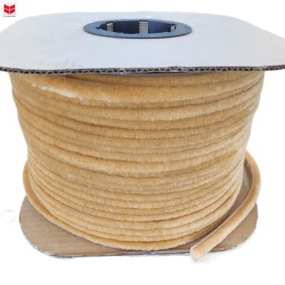 China CLJ Black Weatherstrip Mohair Strip para resistência ao pó resistência a insetos resistência ao som Função 3-25mm altura da pilha e 3-50mm largura à venda