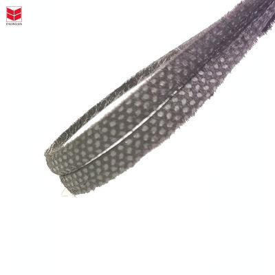 China Aluminum Door And Window Wool Pile Weather Strip With Non-Woven Fin Noise Resistance for sale