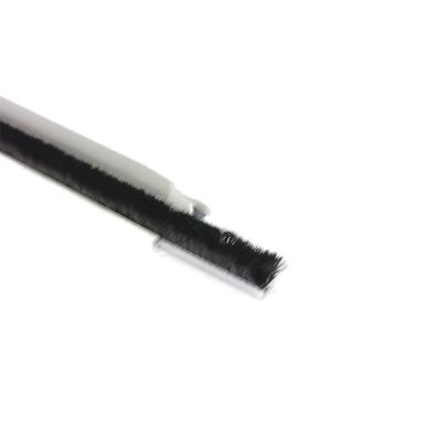China CLJ Aluminum Sliding Window Weather Strip Silicone Wool Pile Seal Strip For Glass Door Pile Height 3-25mm / Width 3-50mm for sale