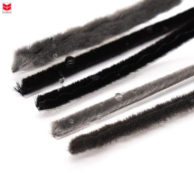 China Janela de alumínio Mohair Weatherstrip Pile Weather Strip para apartamento de design moderno e vedação da janela à venda