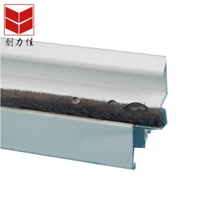 China Woven Pile Weather Strip Door Window Brush Pile Weather Stripping with Pile Height 3-25mm and Width 3-50mm for sale