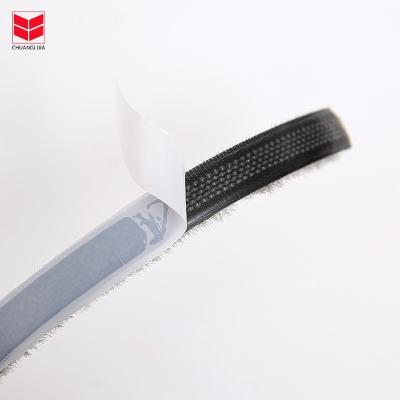 China Modern Design Style Door and Window Wool Pile Weather Strip Sound Insulation Silicone Brush Seal Strip with ISO9001 2008 for sale
