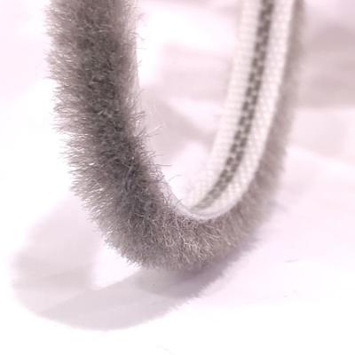 China Apartment Non Adhesive Strip Brush With Pile Height 3-25mm And Width 3-50mm for sale