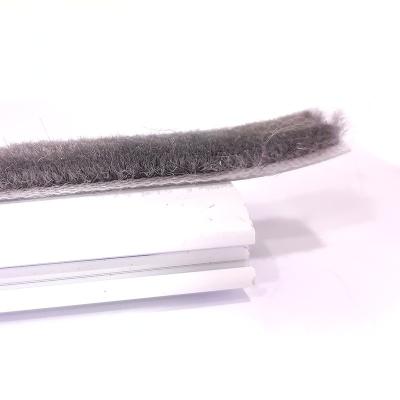 China Apartment Non Adhesive Strip Brush With Pile Height 3-25mm And Width 3-50mm for sale