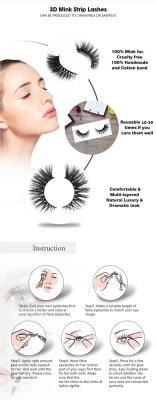 China Eye-lashes enhance dramatic false double tapered express lashes for sale