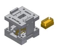 중국 63164-52M 접착장과 함께 아지무스 운반자 테스트 소켓 내구성 아지무스 소켓 판매용